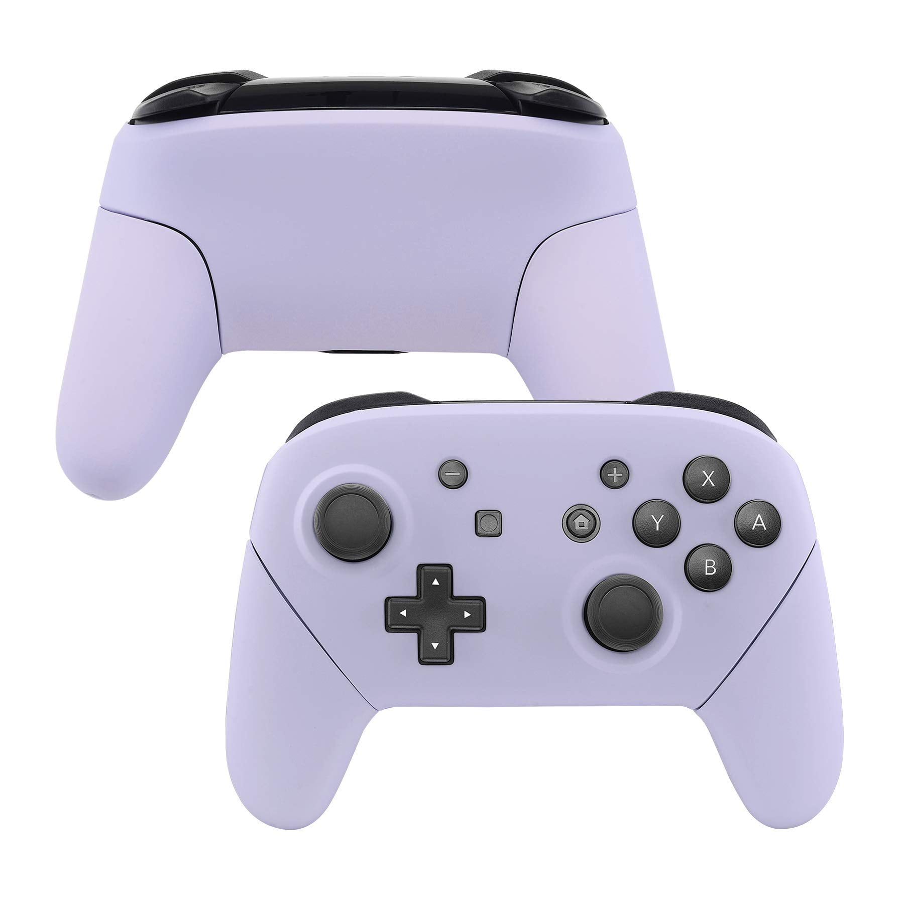 eXtremeRate Light Violet Faceplate Backplate Handles for Nintendo ...