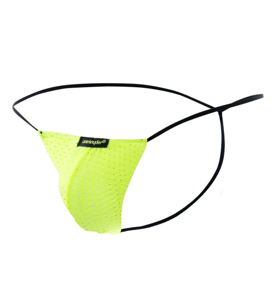Buy Mens Joe Snyder JS02-H Shining Enhancing Holes G-String Lime OS ...