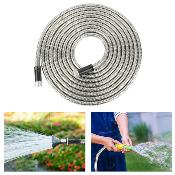 Otviap Flexible Hose 304 Stainless Steel Garden Water Hose Non Kink