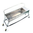 Folding USB Electric Charcoal Grill Automatic Flip BBQ Household Rotary ...