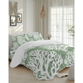 4 Piece Duvet Cover Set Twin, White Marine Life Sea Coral Soft ...
