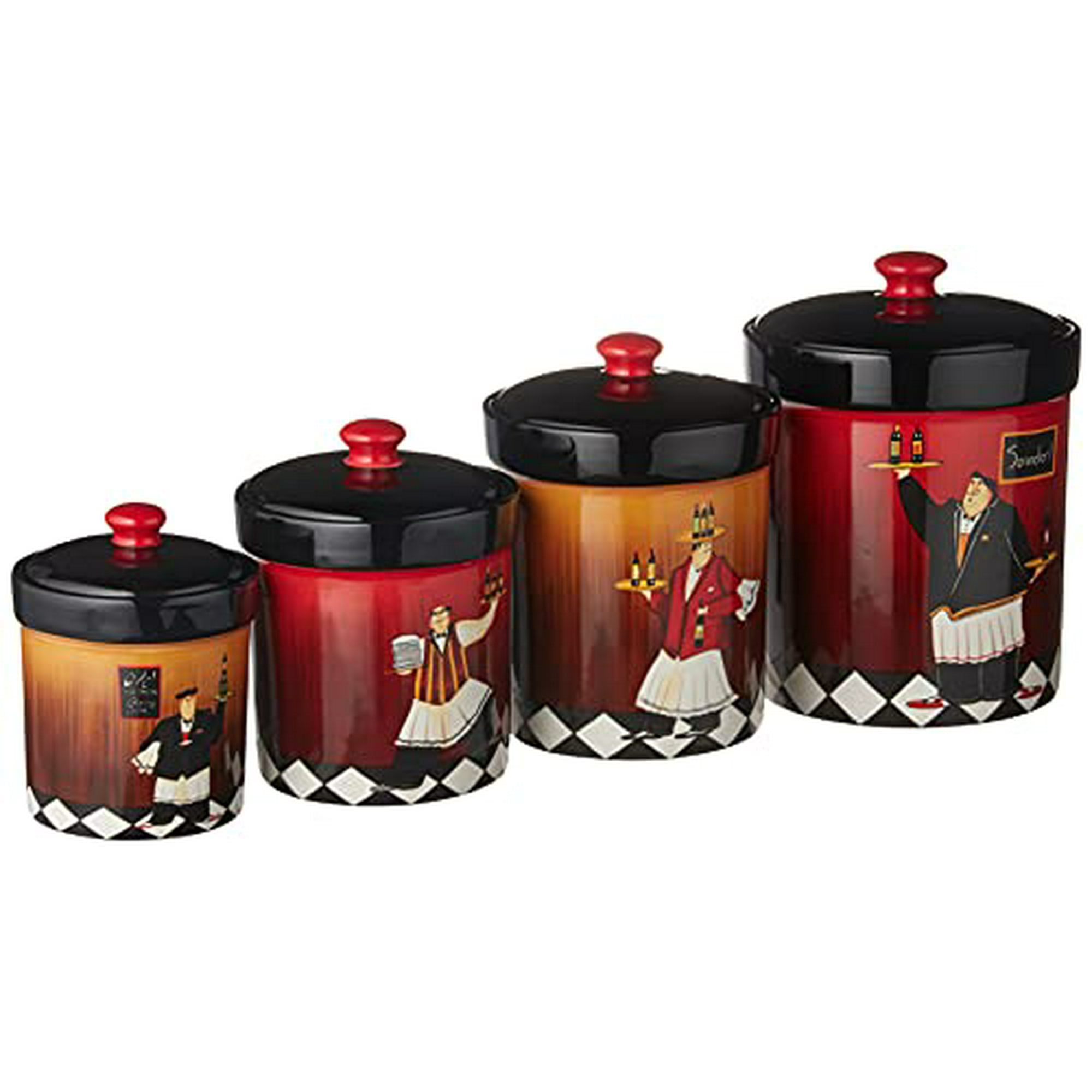 Click here for Certified International Bistro 4-Piece Canister Se... prices