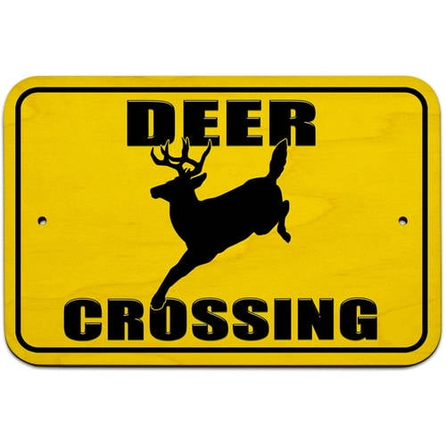 Deer Crossing Sign - Walmart.com