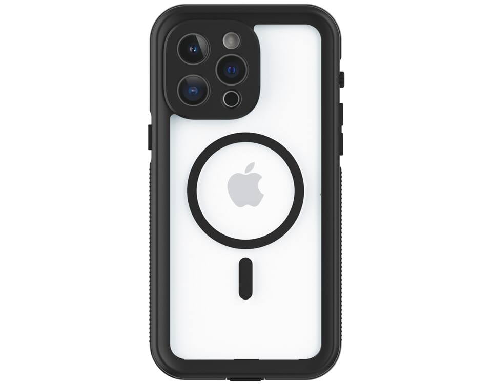 Body Glove Tidal Waterproof Case with Magsafe - iPhone 14 Pro Clear / Black - Walmart.com