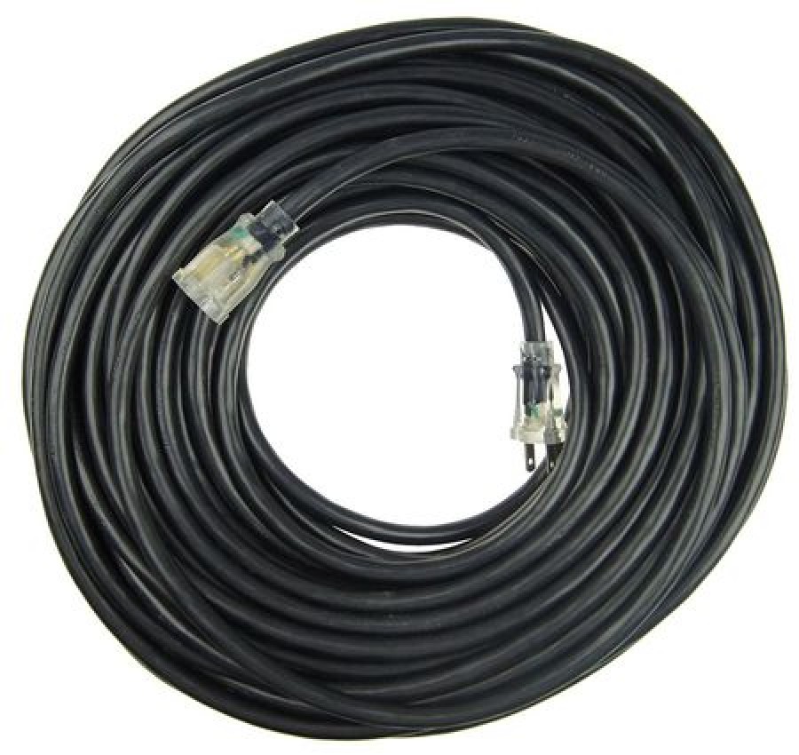 POWER FIRST 21RJ53 100 ft. 12/3 Lighted Extension Cord SJTW - Walmart.com