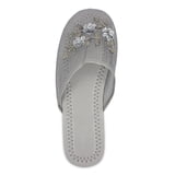 Lavra Women’s Mesh Sequin Slippers Beaded Chinese Floral Slide Sandals ...
