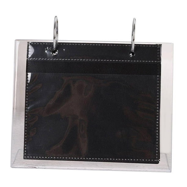 Tnarru Tabletop L Shape Acrylic Pictures Sign Holder with 17 Sheet ...