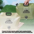8L Camping Water Storage Bag Folding Bucket with Faucet Drinking Water ...