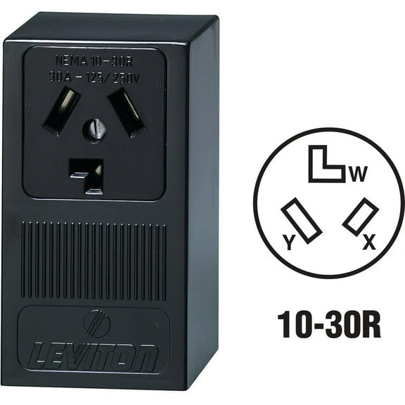 ENERLITES 30 Amp Dryer Receptacle Outlet NEMA 10-30R | Residential ...