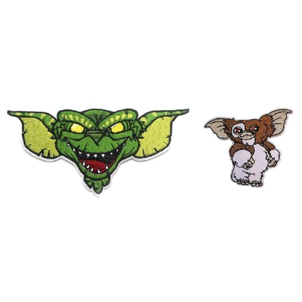 Gremlins Evil Gizmo 5 Inches Tall Cute Gizmo 3 Inches Tall Embroidered Patch Set - Walmart.com