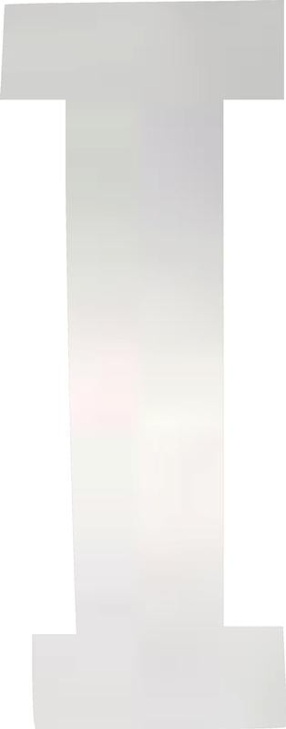 Acrylic Letter I Blank Craft, 10'' Tall Clear Custom Wedding Reception Signage, DIY - Walmart.com