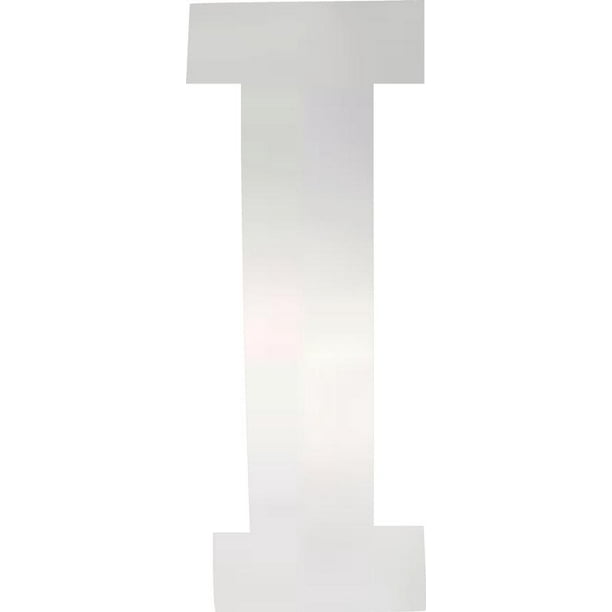 Acrylic Letter I Blank Craft, 8'' Tall Clear Custom Wedding Reception Signage, DIY - Walmart.com