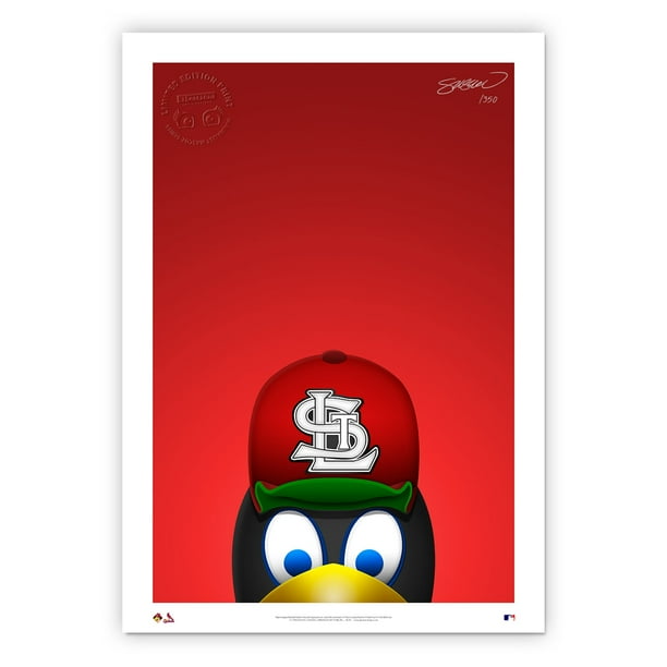 St. Louis Cardinals 14" x 20" Minimalist Fredbird Mascot Wall Art ...