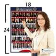 Learning U.S. Presidents chart LAMINATED poster for classroom clear ...