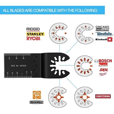 Oscillating Tool Saw Blades Quick Release Blades For Woodwork Carpenter ...