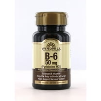 Nature's Blend, Vitamin B-6 Supplement Tablets, 50 mg, 100 Count ...