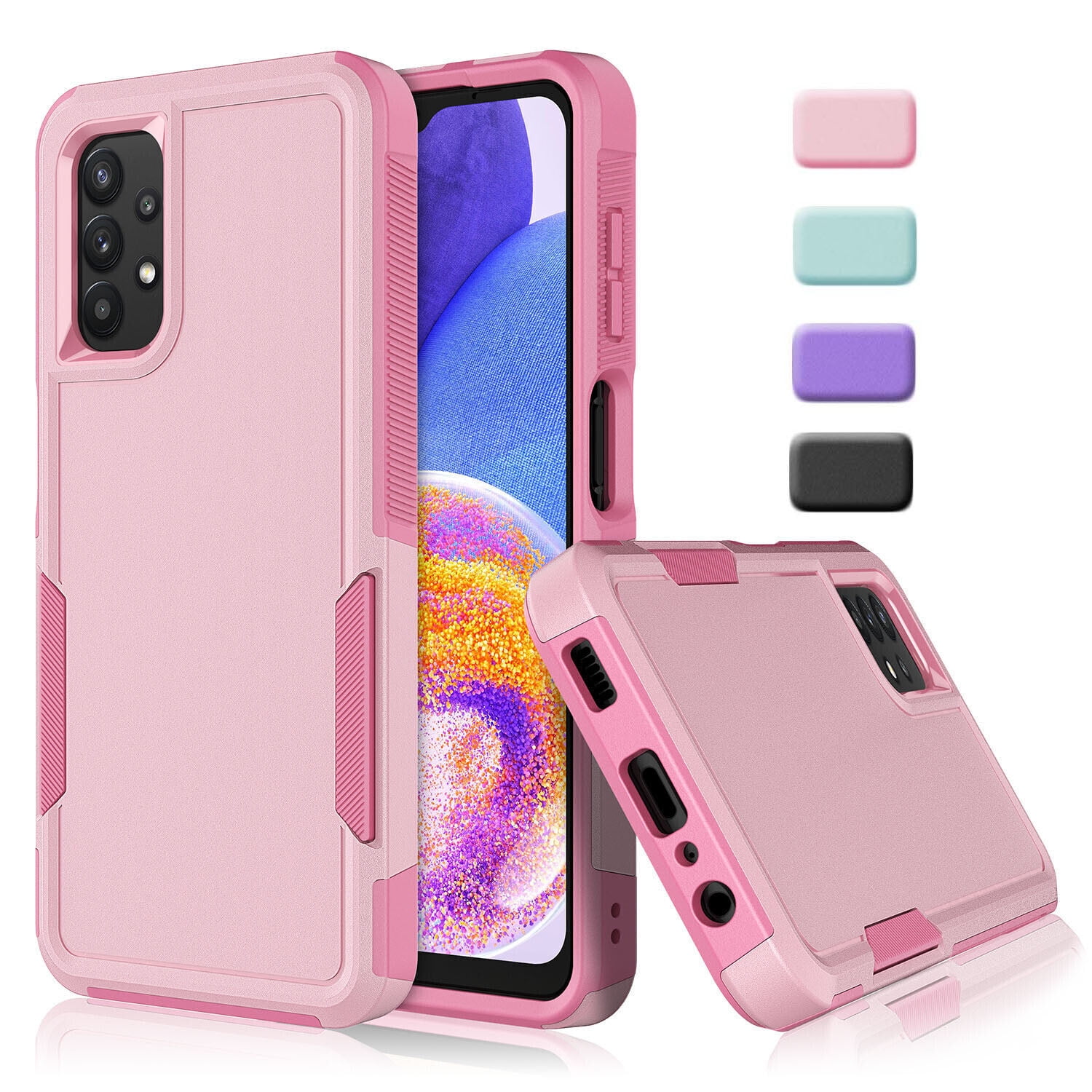 For Samsung Galaxy A23 4G Case, 2 in 1 Hard PC Phone Case for Galaxy ...