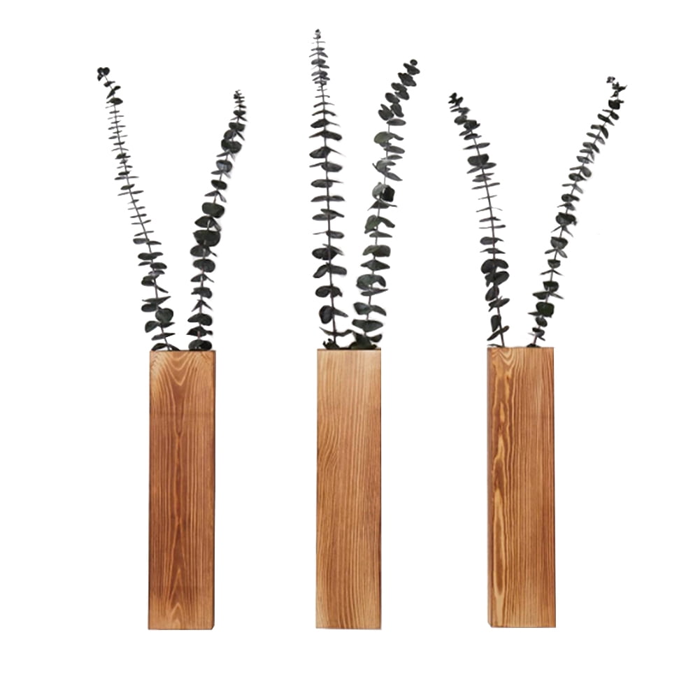 Click here for Yiwa 2 Pack Wall Planters  Hanging Wood Wall Vase... prices