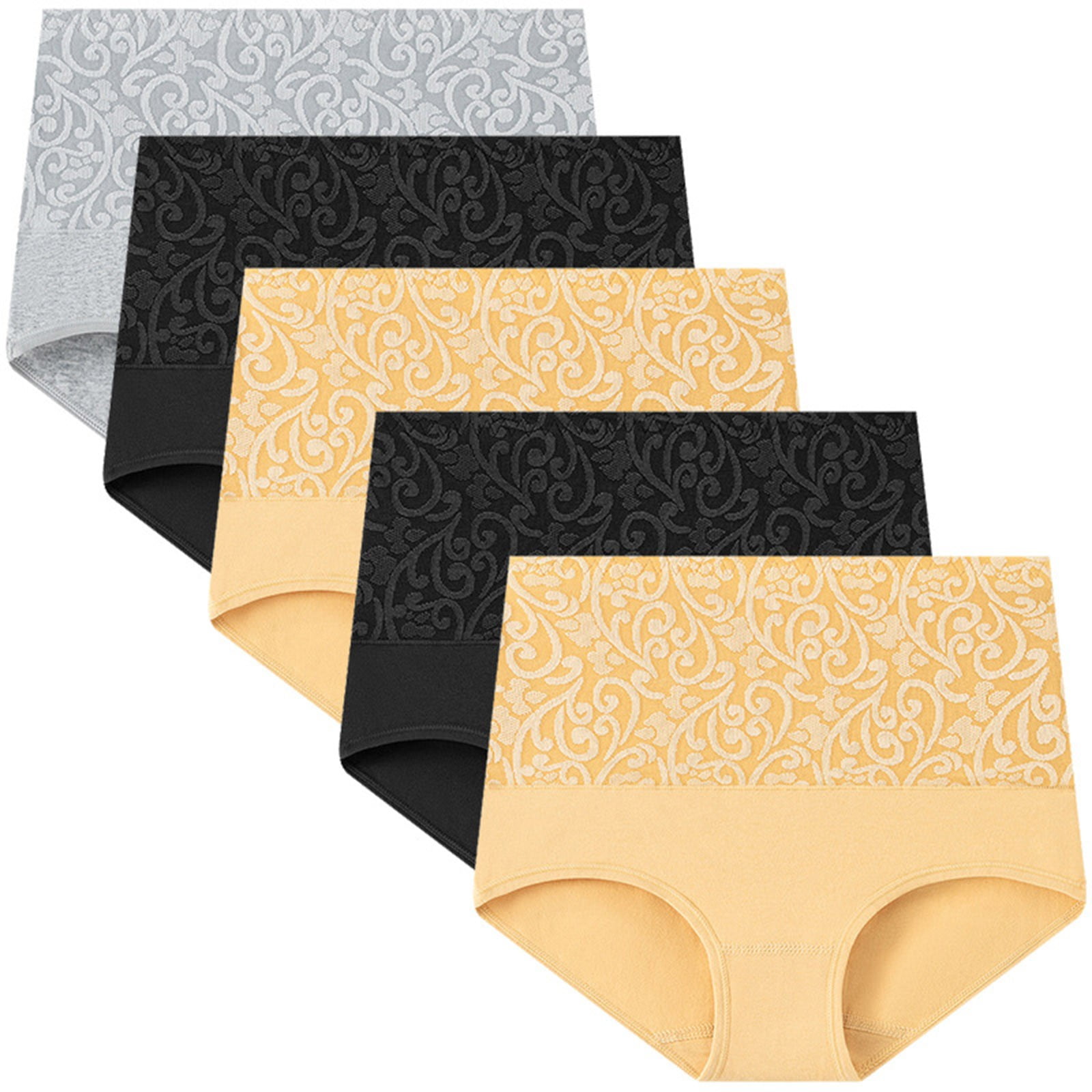 Click here for Plebaso 5 Pack Womens Cotton Underwear Briefs High... prices