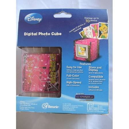 Disney Tinkerbell Digital Photo Cube-blue | Walmart Canada