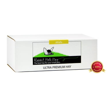 Rabbit Hole Hay, Ultra Premium Medium Timothy Hay; 20lb box - Walmart.com