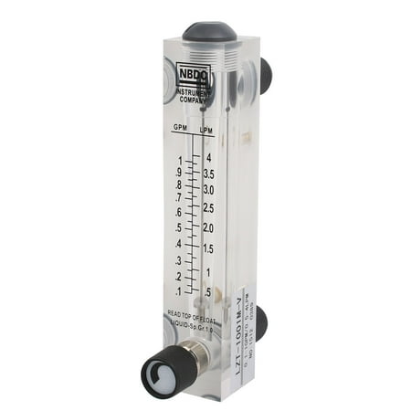 Unique Bargains LZT-1001M-V 0.1-1GPM 0.5-4LPM Adjustable Water Flow ...