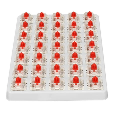 Red Switch, 35 Pieces Plastic 3 Pin Linear Mechanical Keyboard Switch ...