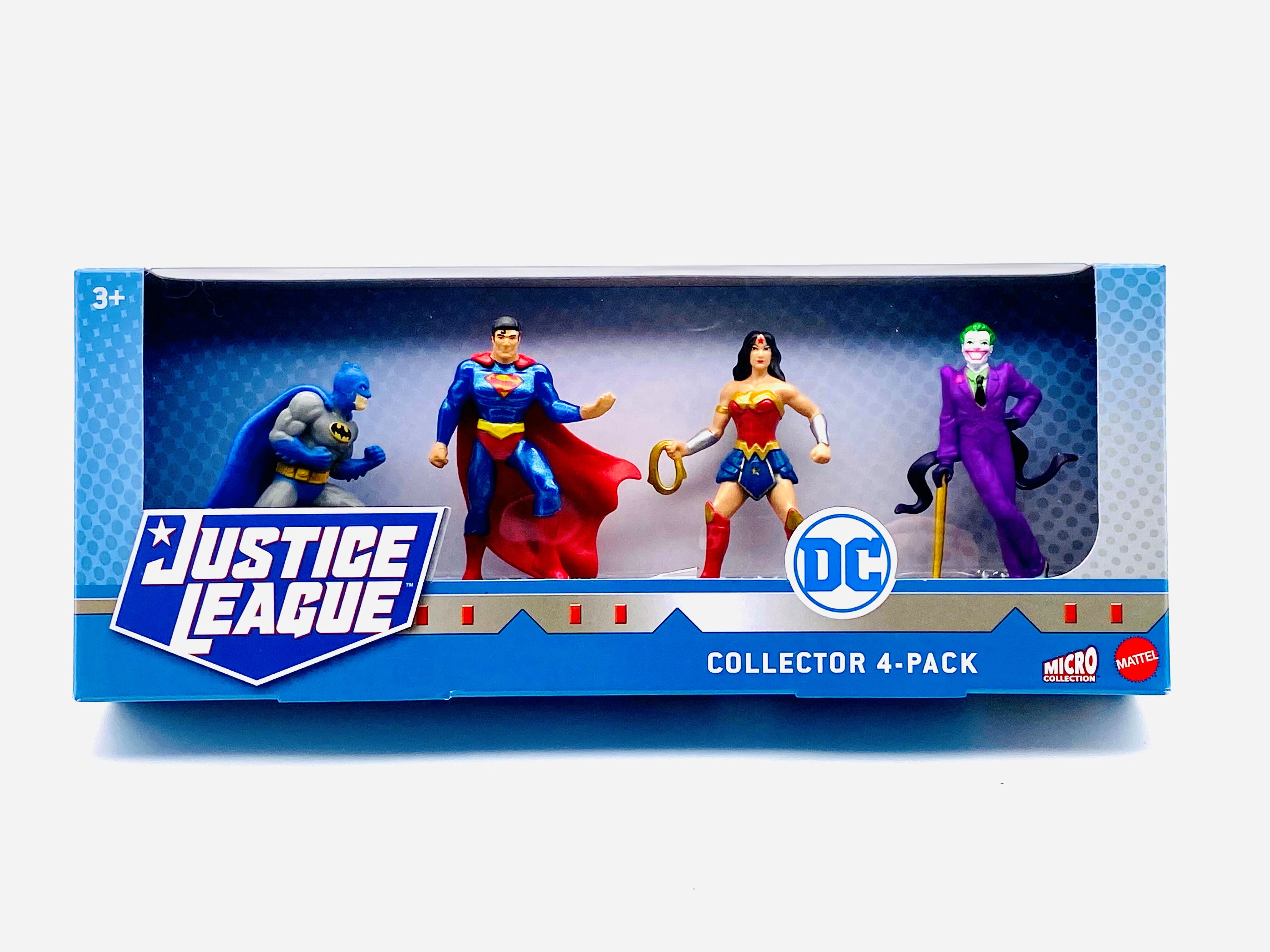 DC Comics Justice League Micro Collection 4-Pack Figure - Walmart.com