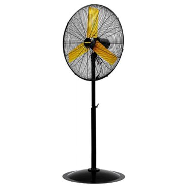 Garrison 3-Speed Industrial Oscillating Pedestal Fan, 30 In., 9,500 Cfm ...