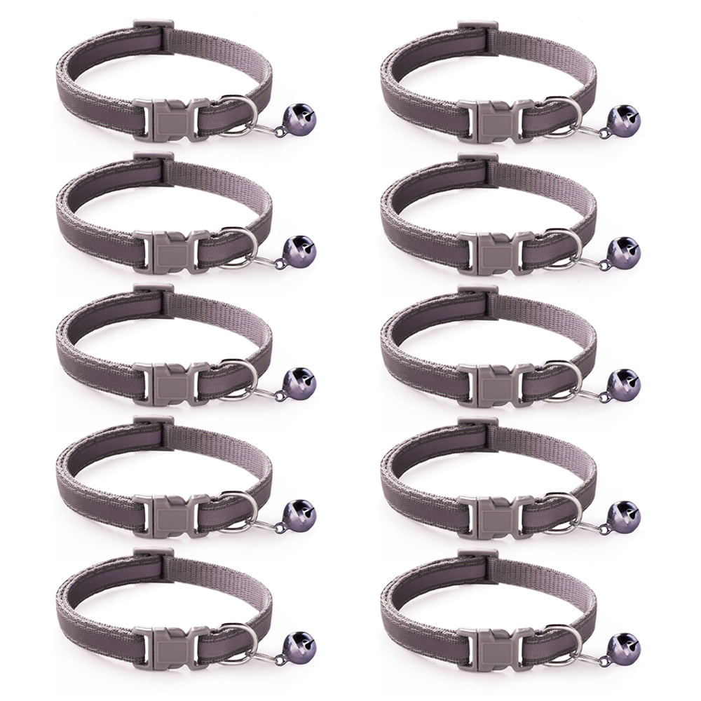 Puppy Collars,D Collars Adjustable Breakaway 19-32cm, Litter Identification Collars for Dog ...