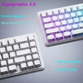 133Key Side Engraved Keycaps Sublimation Original Height Backlit Keycap ...