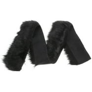 FabricLA Shaggy Faux Fur Fabric Trim 60 x 2 inch Ribbon - Baby Blue ...