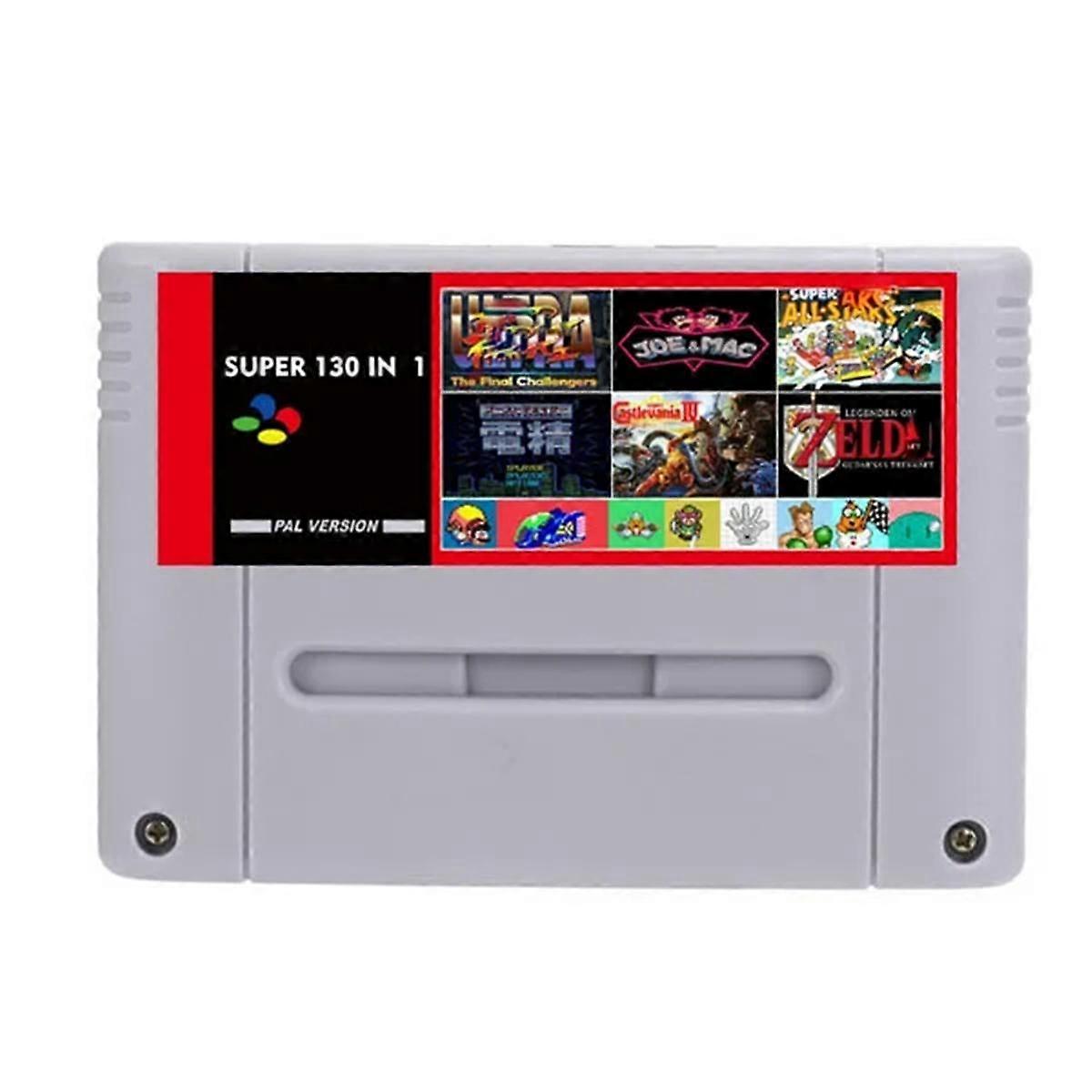 Super 130 in 1 Game Game Card for SFC 16 Bit Game Console | Bodega ...