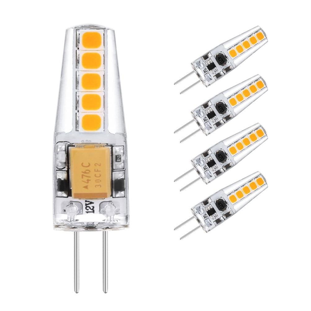 G4 Led Lamps 12v Dc / Ac, Warm White 2w 200lm 2700k, Replaces 20w ...