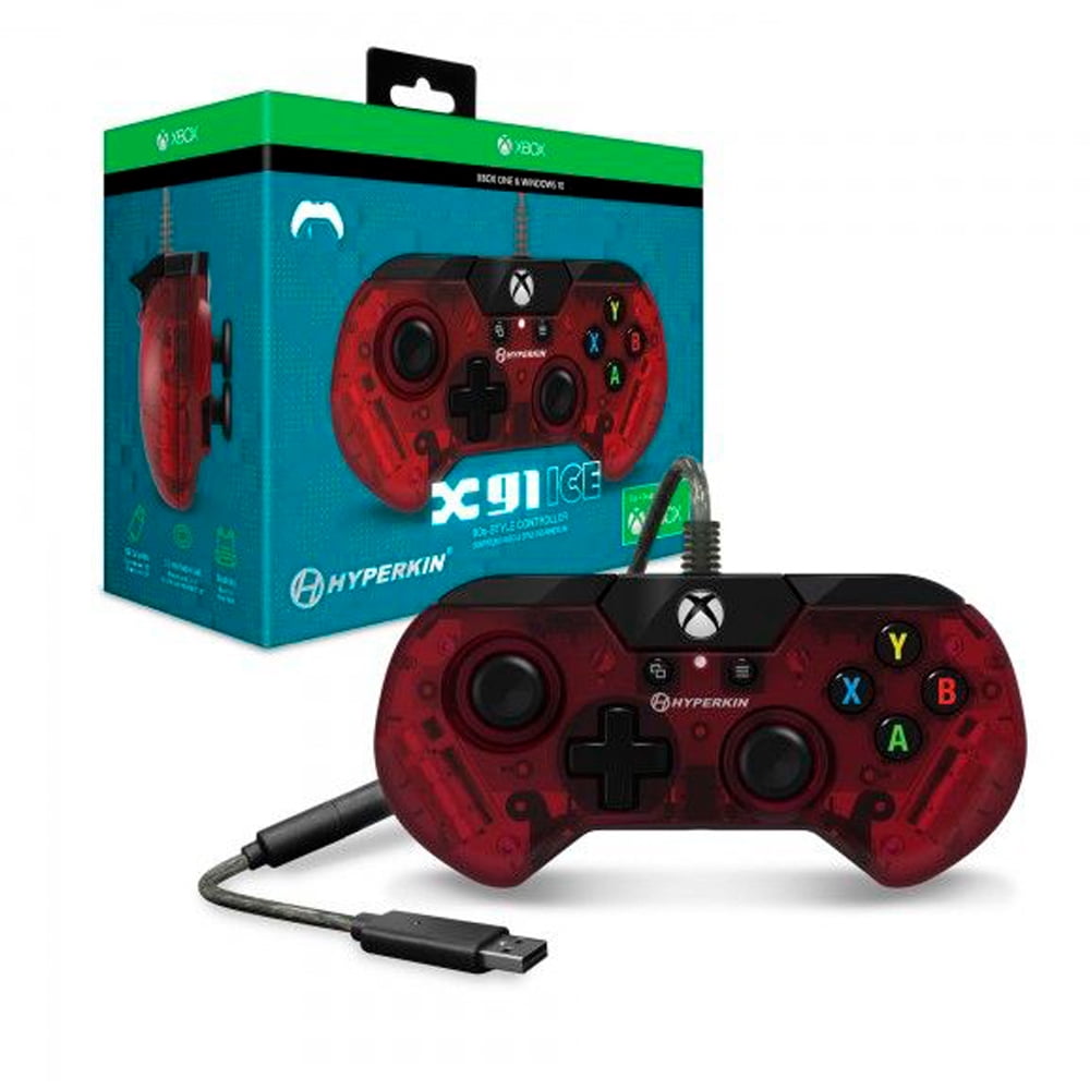 Control Alámbrico Hyperkin X91 Para Xbox One/Windows 10 Rojo | Walmart ...