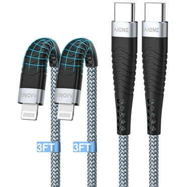 Overtime 6 Foot iPhone Charger Apple MFI Certified , Lightning iPhone ...
