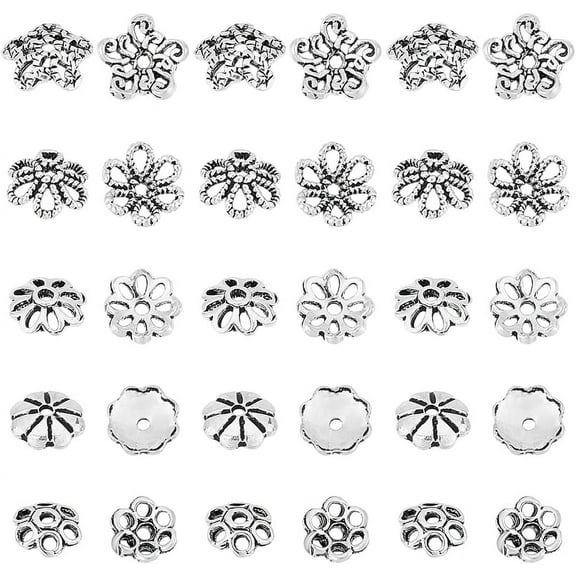 1 Pair Dangling Electroplate Glass Earrings Tibetan Style Spacer Beads ...