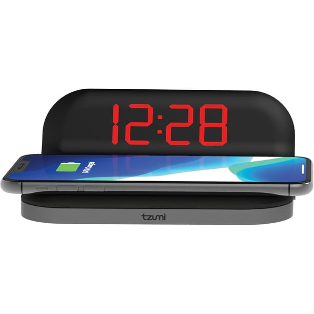 Tzumi Wireless Charging Alarm Clock - Walmart.com - Walmart.com Tzumi Wireless Charging Alarm Clock - Walmart.com - Walmart.com