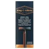 King C. Gillette Men's Double Edge Safety Razor with 5 Double Edge ...