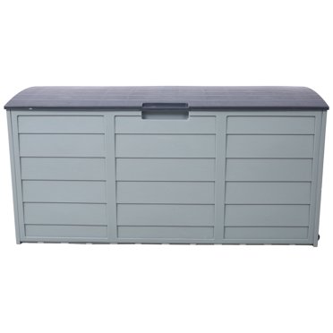 Ktaxon Outdoor Waterproof Garden Storage Bench Deck Box for Patio Tools ...