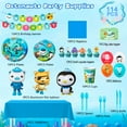 ElifJoyDeco Octonauts Birthday Decorations, Party Supplies Set with ...