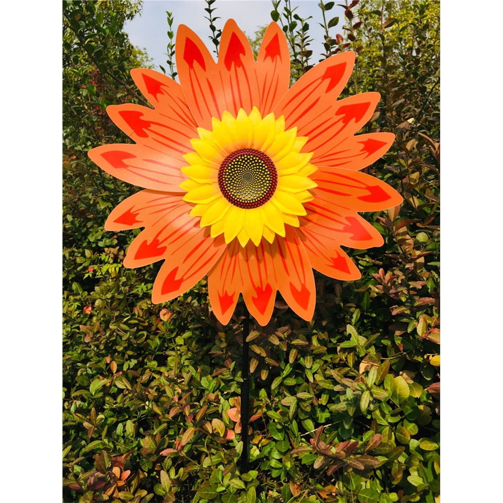 RONSHIN Sunflower Windmill Wind Turbine for Lawn Garden Party ...