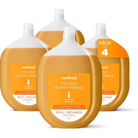 Method Liquid Dish Soap Refill, Plant-Based Dishwashing Liquid that ...