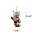 Acrylic Cats Car Pendant with 2D Flat Design, Environmentally Friendly ...
