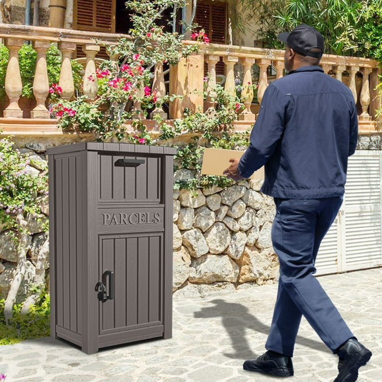 Outdoor Weatherproof Drop Boxes Package Delivery Boxes For Outside,