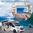 Camping TV antenna, antenna roof mounted, 720° long-range ...
