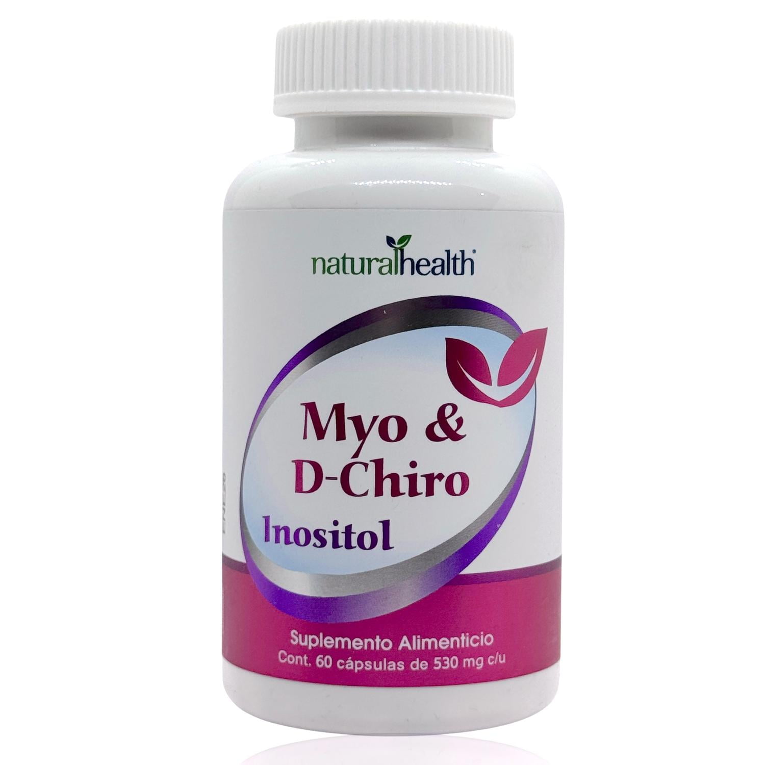 Myo & D-Chiro Inositol 60 capsulas Natural Health | Walmart en línea