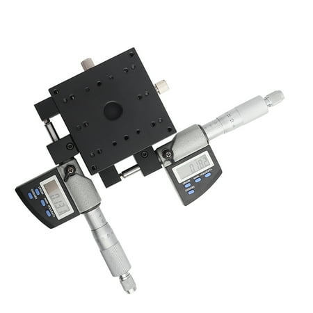 Micrometer Platform, Black Waterproof Aluminum Alloy Micrometer Roller ...