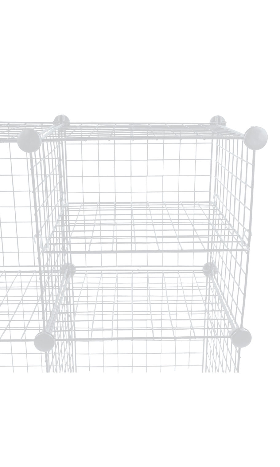 White Mini Grid Add-In Shelf 14x14 - Walmart.com