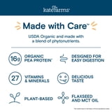 Free Shipping! Kate Farms Organic Vanilla Adult Nutrition Shake, 16g ...